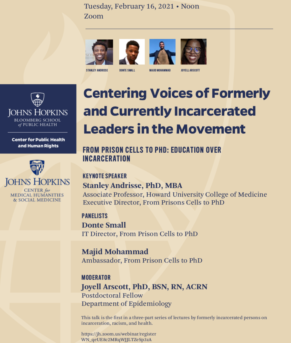 From Prison Cells to PhD - Johns Hopkins Berman Institute of Bioethics